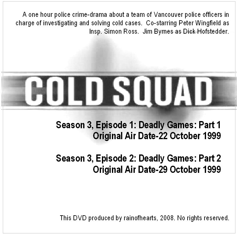 DVD Season 1 Set of Queen of Swords, The Dr Is In